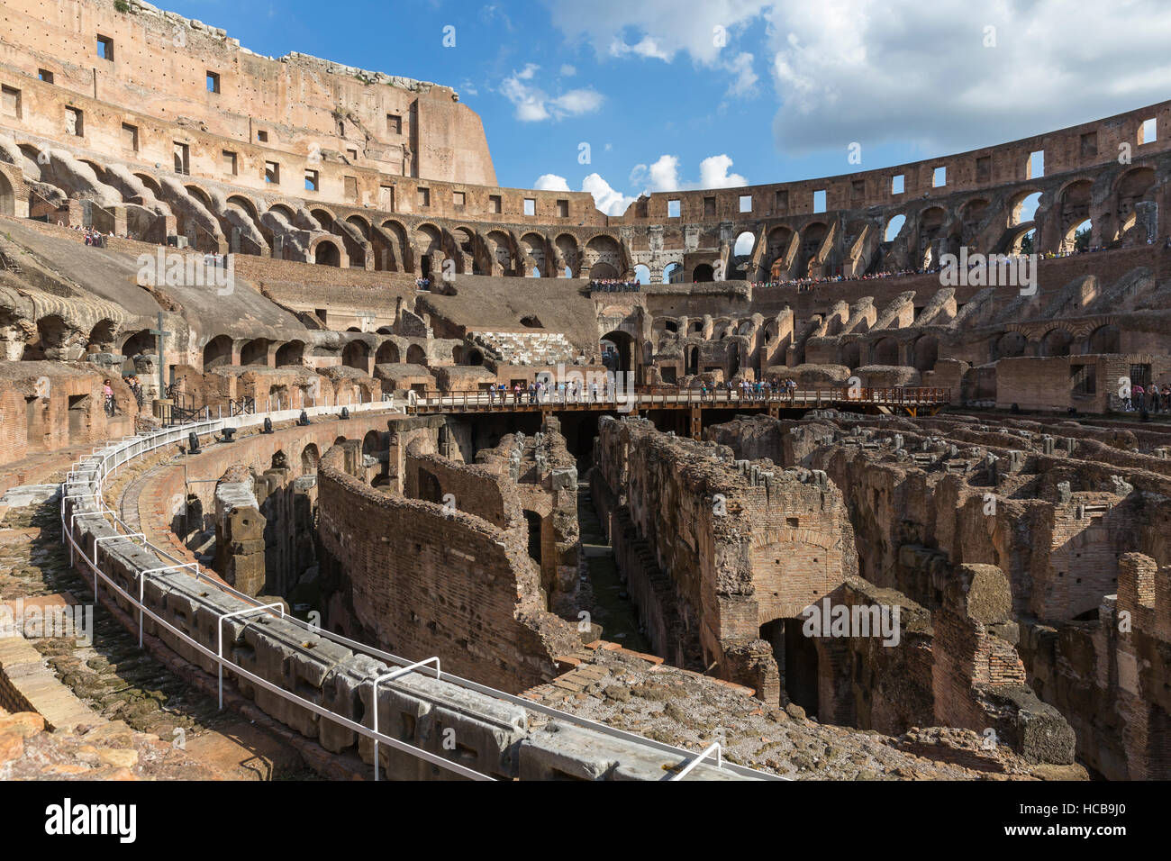 Colosseum interior, Rome, Lazio, Italy Stock Photo - Alamy