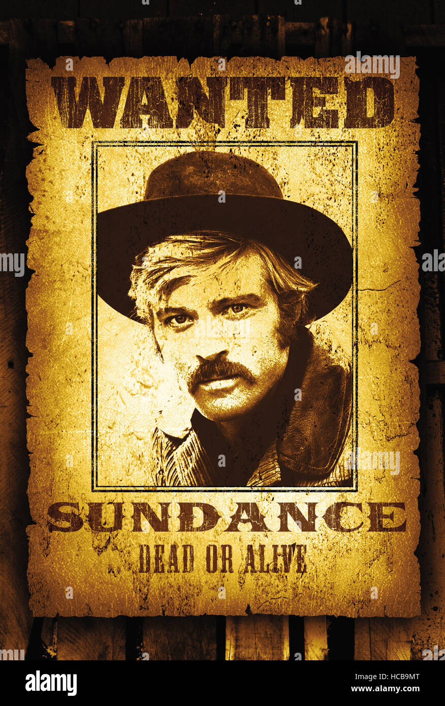 BUTCH CASSIDY AND THE SUNDANCE KID, Robert Redford on poster art, 1969 ...