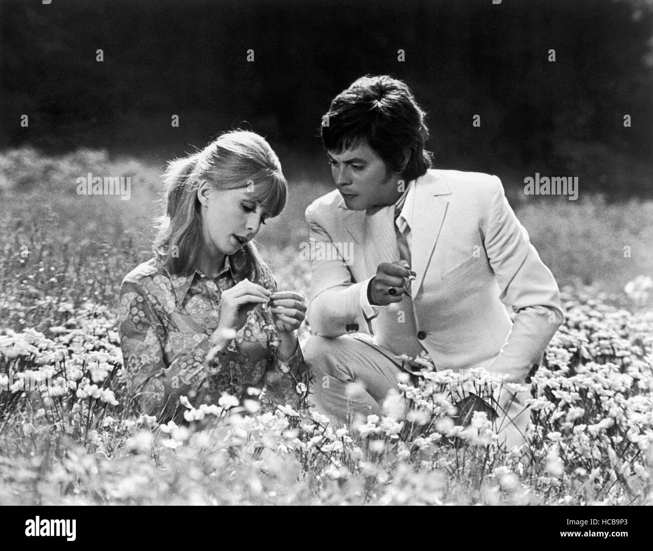 THE BUTTERCUP CHAIN, Jane Asher, Hywel Bennett, 1970 Stock Photo - Alamy