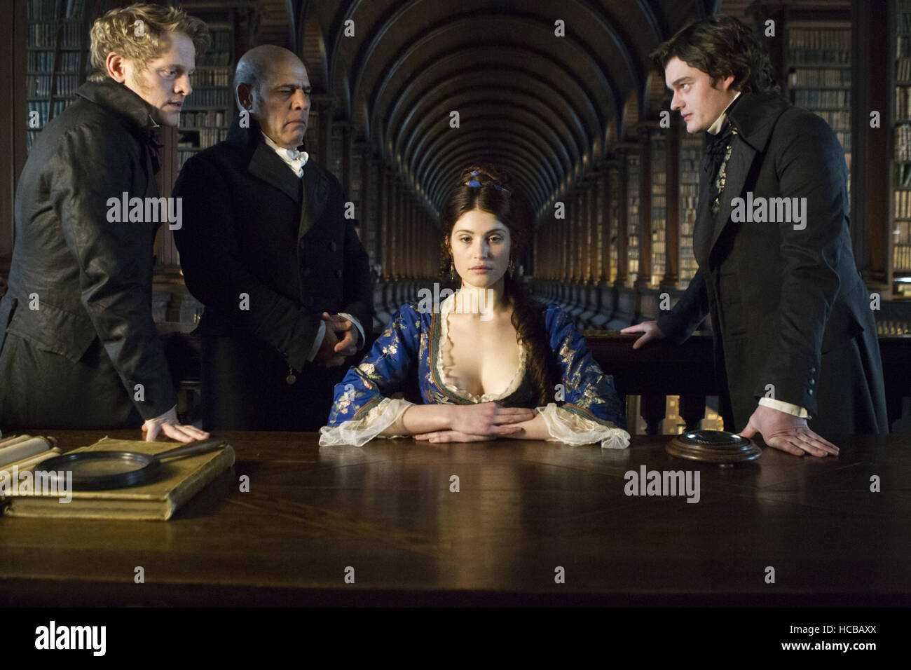 BYZANTIUM, from left: Thure Lindhardt, Uri Gavriel, Gemma Arterton, Sam ...