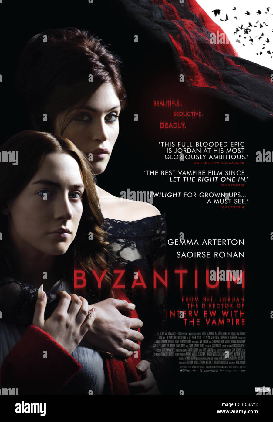 BYZANTIUM, poster art, from top: Gemma Arterton, Saoirse Ronan, 2012 ...