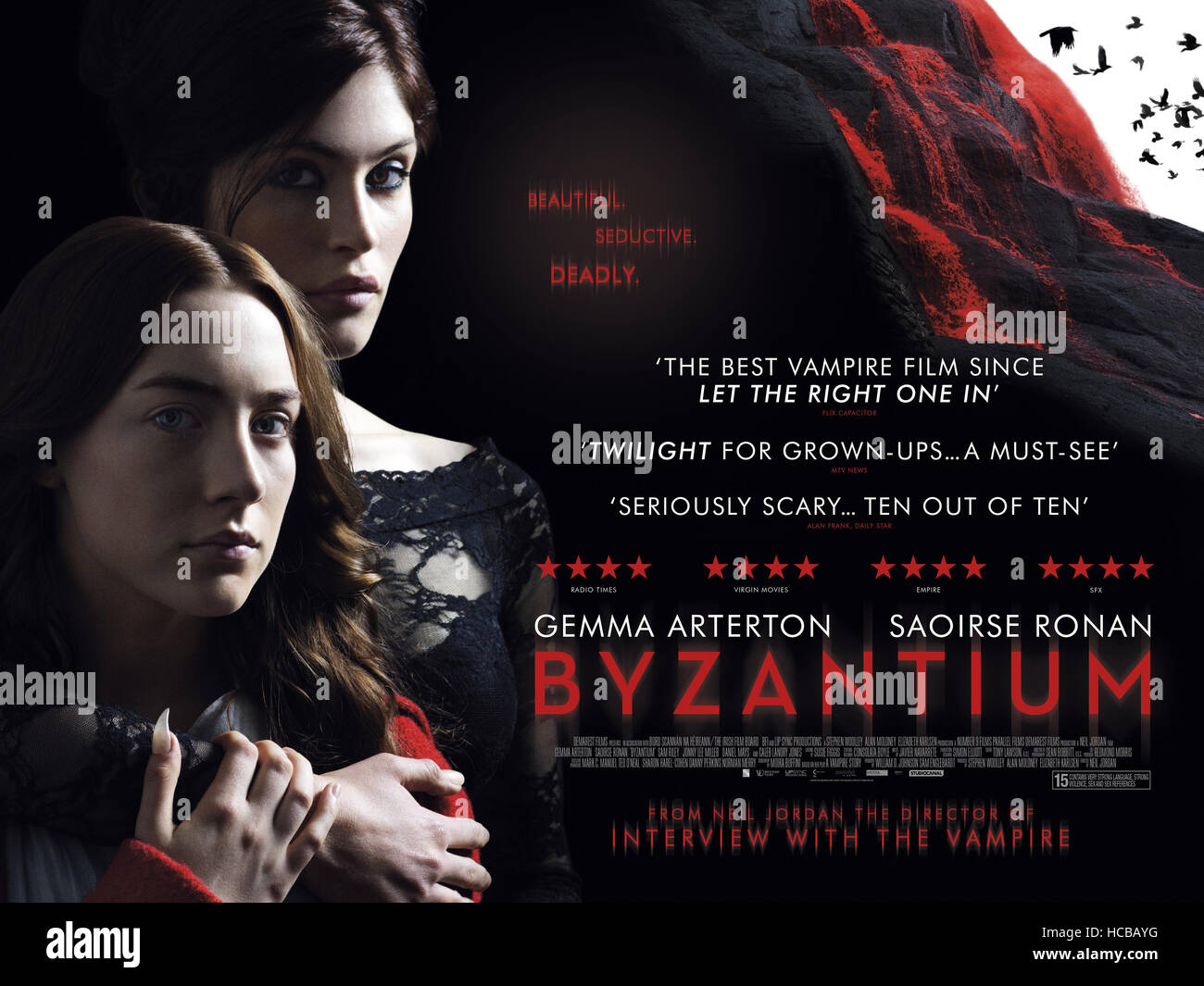 BYZANTIUM, poster art, from top: Gemma Arterton, Saoirse Ronan, 2012 ...
