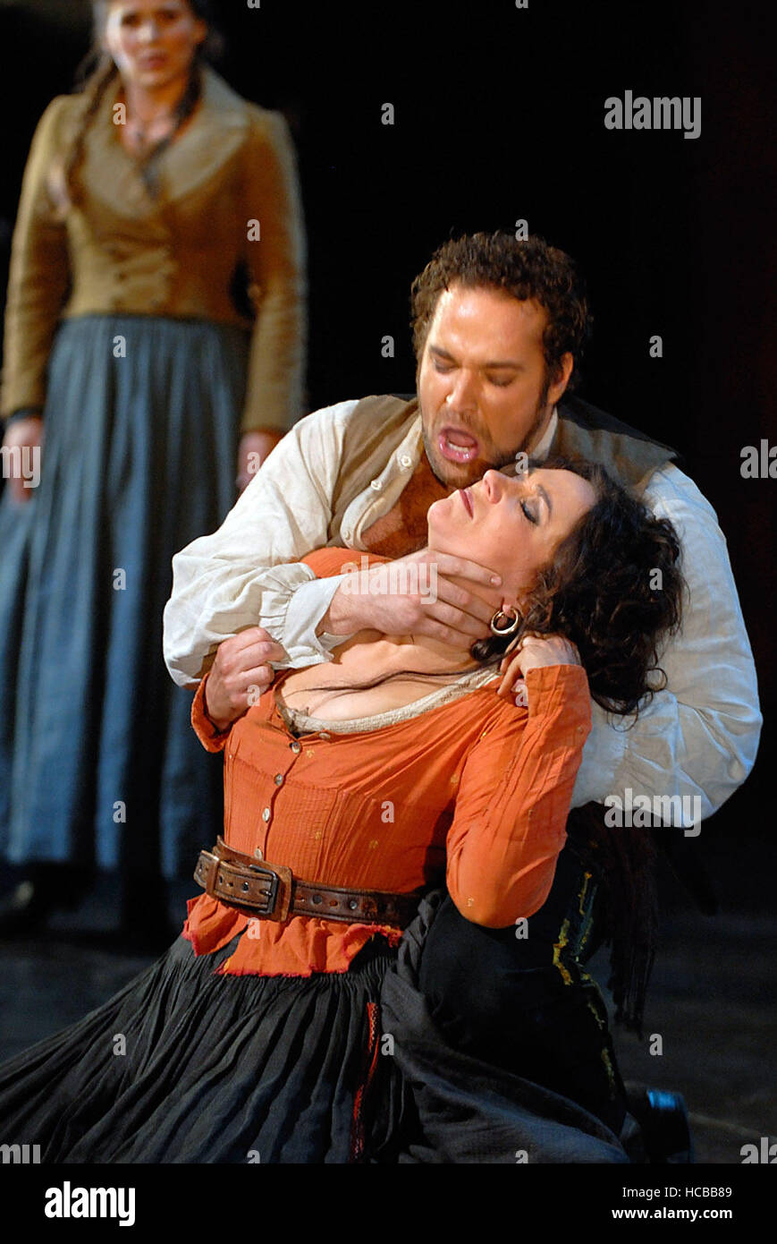 CARMEN 3D, from left: Maija Kovalevska, Bryan Hymel, Christine Rice ...