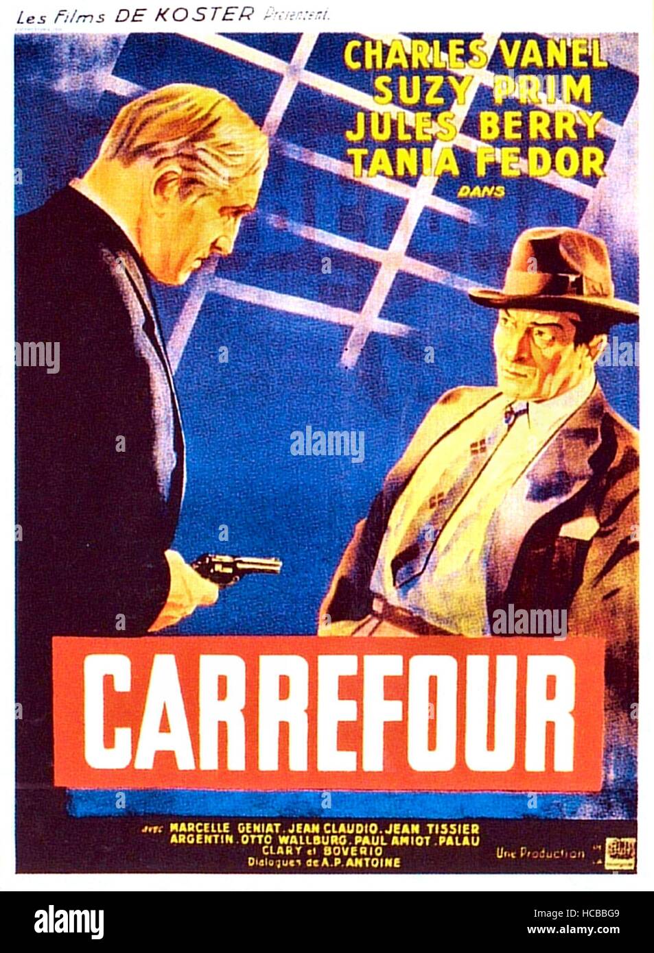 CARREFOUR, US poster art, 1938 Stock Photo - Alamy