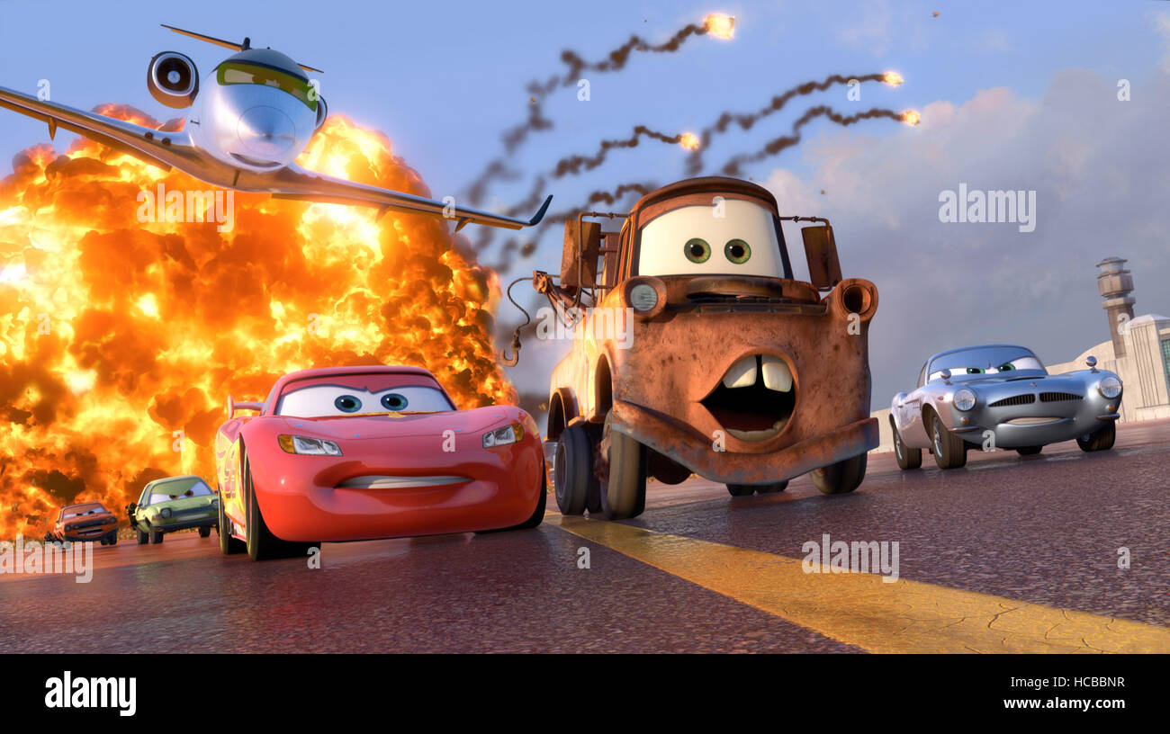 CARS 2, l-r: Grem (voice: Joe Mantegna), Acer (voice: Peter Jacobson ...