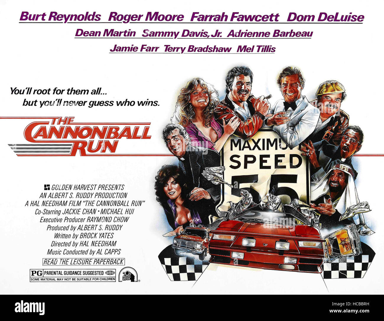 THE CANNONBALL RUN, from left, Adrienne Barbeau, Dean Martin, Farrah ...