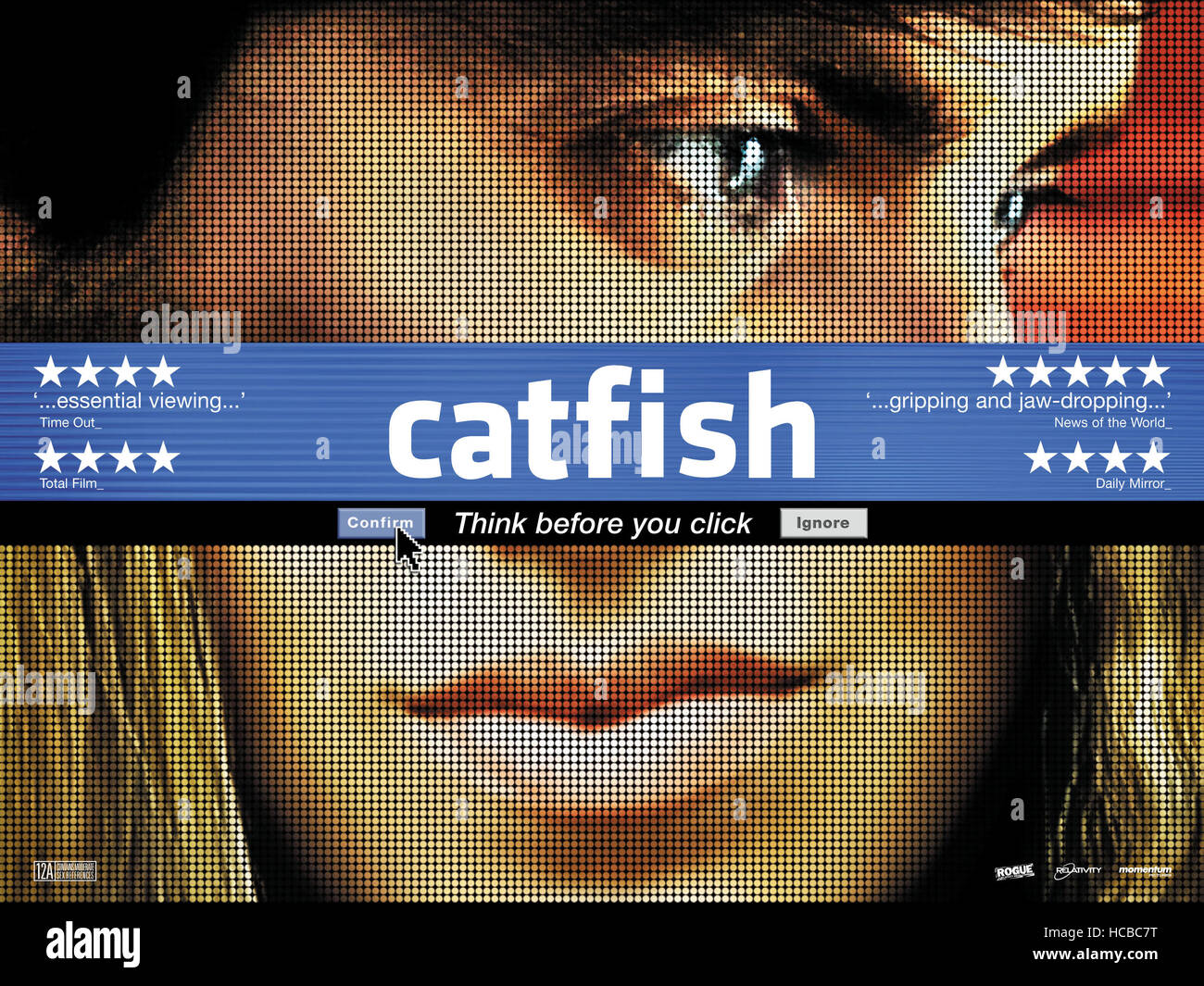 CATFISH, British poster art, Yaniv Schulman (top), 2010. ©Rogue ...
