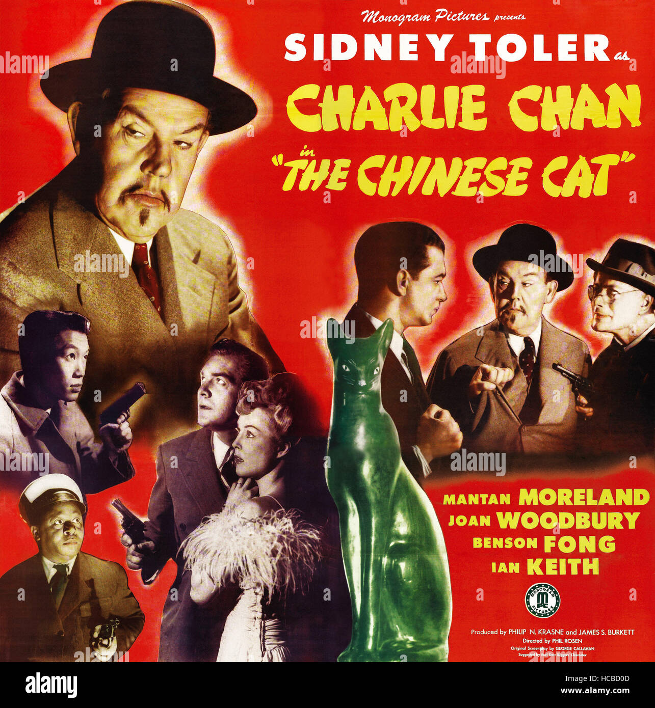 CHARLIE CHAN IN THE CHINESE CAT, (aka THE CHINESE CAT), US poster art ...