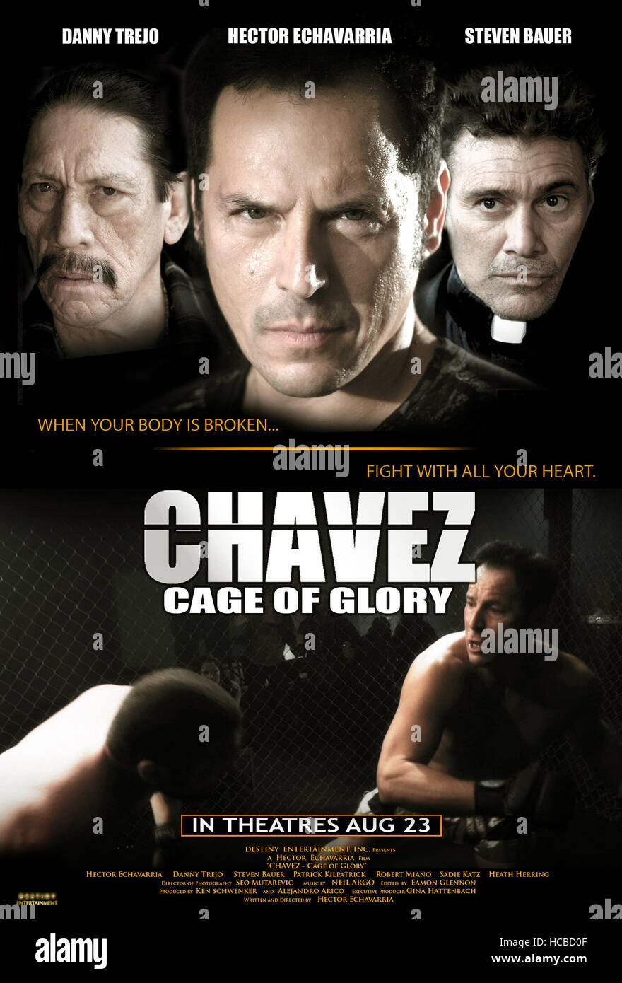 CHAVEZ CAGE OF GLORY, US poster art, from left: Danny Trejo, Hector ...