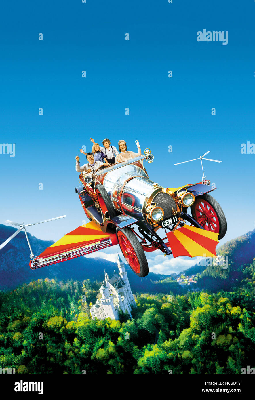 CHITTY CHITTY BANG BANG, Dick Van Dyke, Heather Ripley, Adrian Hall ...