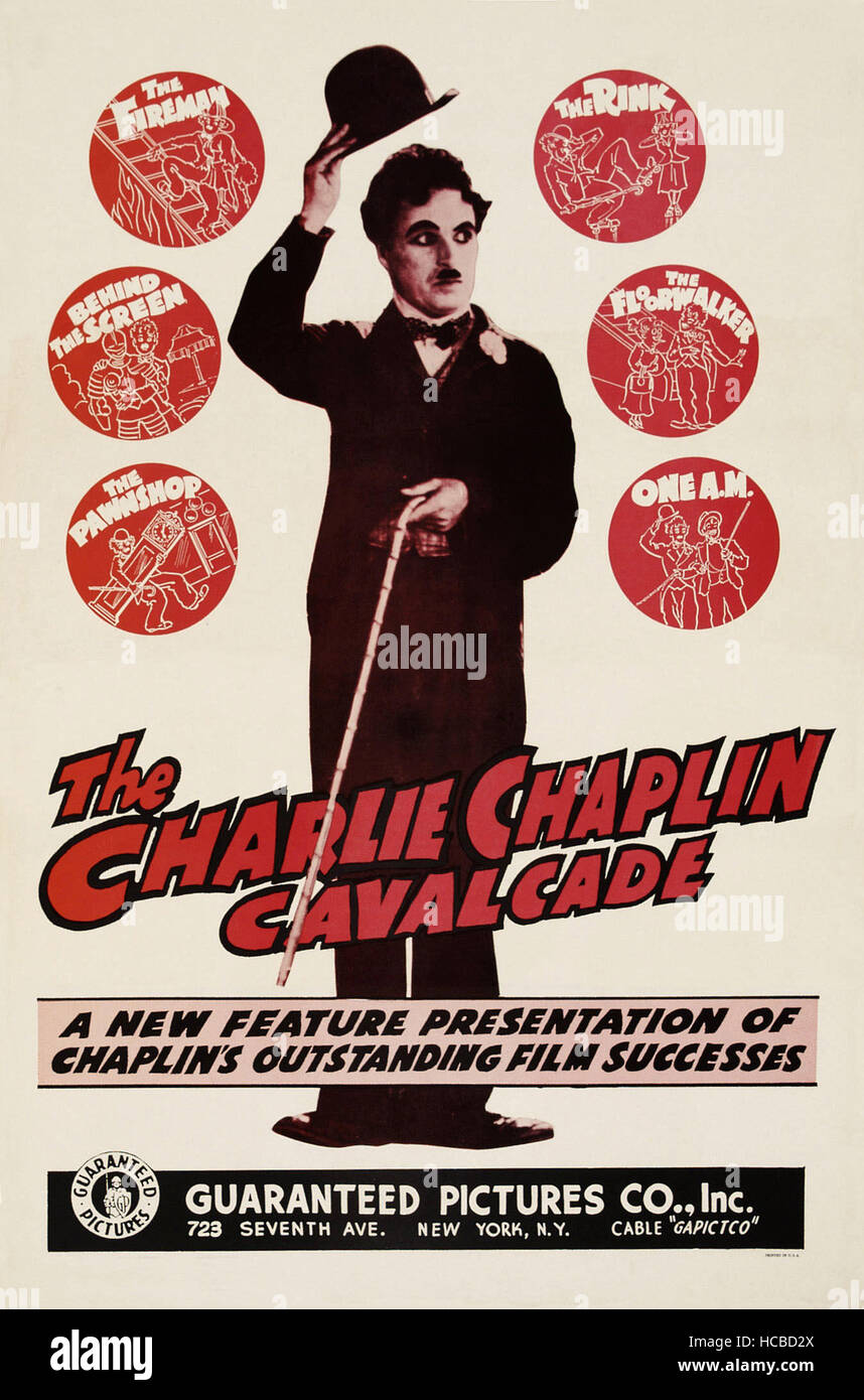 CHARLIE CHAPLIN CAVALCADE, (compilation of six silent shorts from 1916 ...