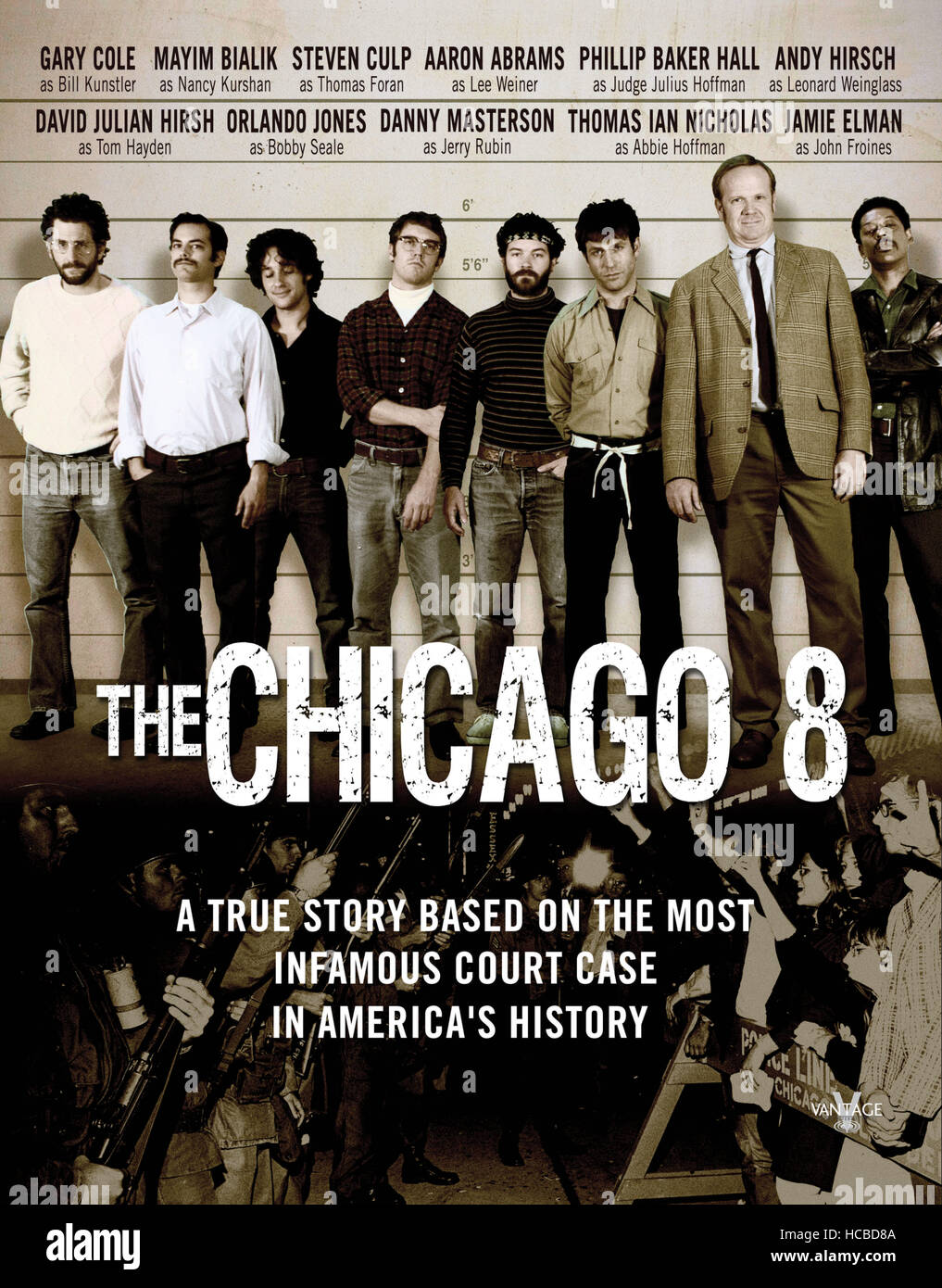 THE CHICAGO 8, (aka THE CHICAGO EIGHT), US poster art, 1st 3 from left ...