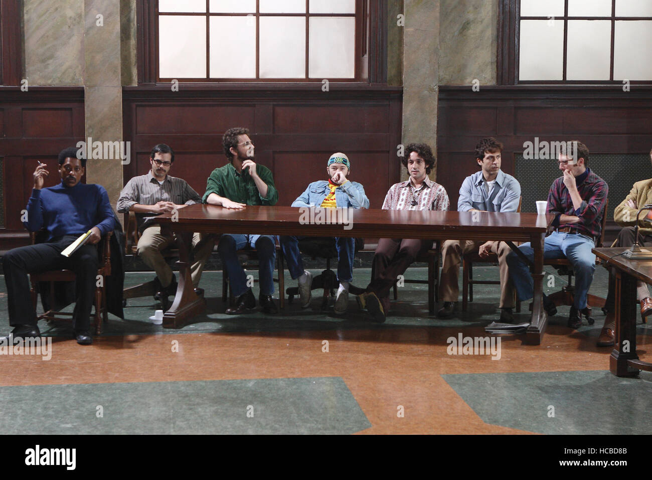 THE CHICAGO 8, (aka THE CHICAGO EIGHT), 1st 6 from left: Orlando Jones ...