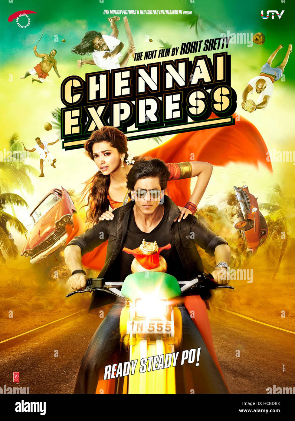 CHENNAI EXPRESS, l-r: Deepika Padukone, Shah Rukh Khan on international ...