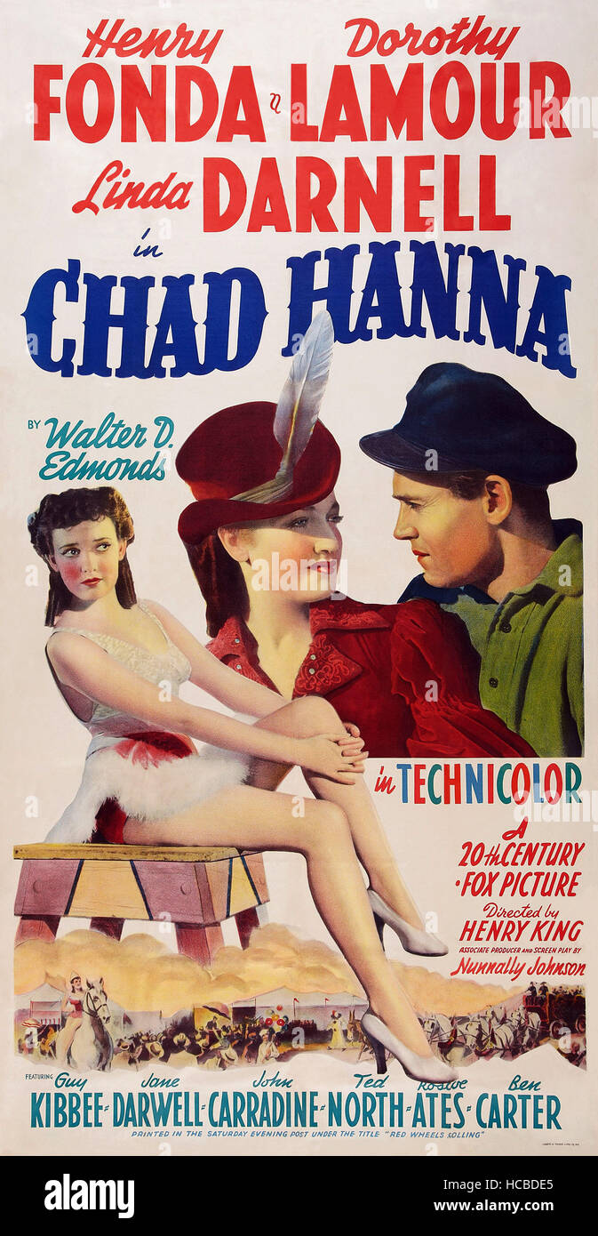 CHAD HANNA, US poster art, from left: Linda Darnell, Dorothy Lamour ...