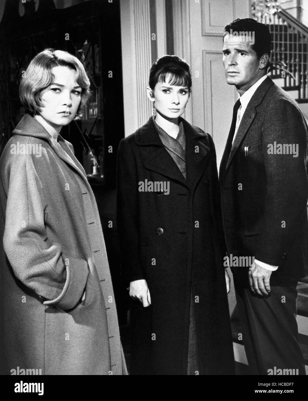 THE CHILDREN'S HOUR, Shirley MacLaine, Audrey Hepburn, James Garner ...