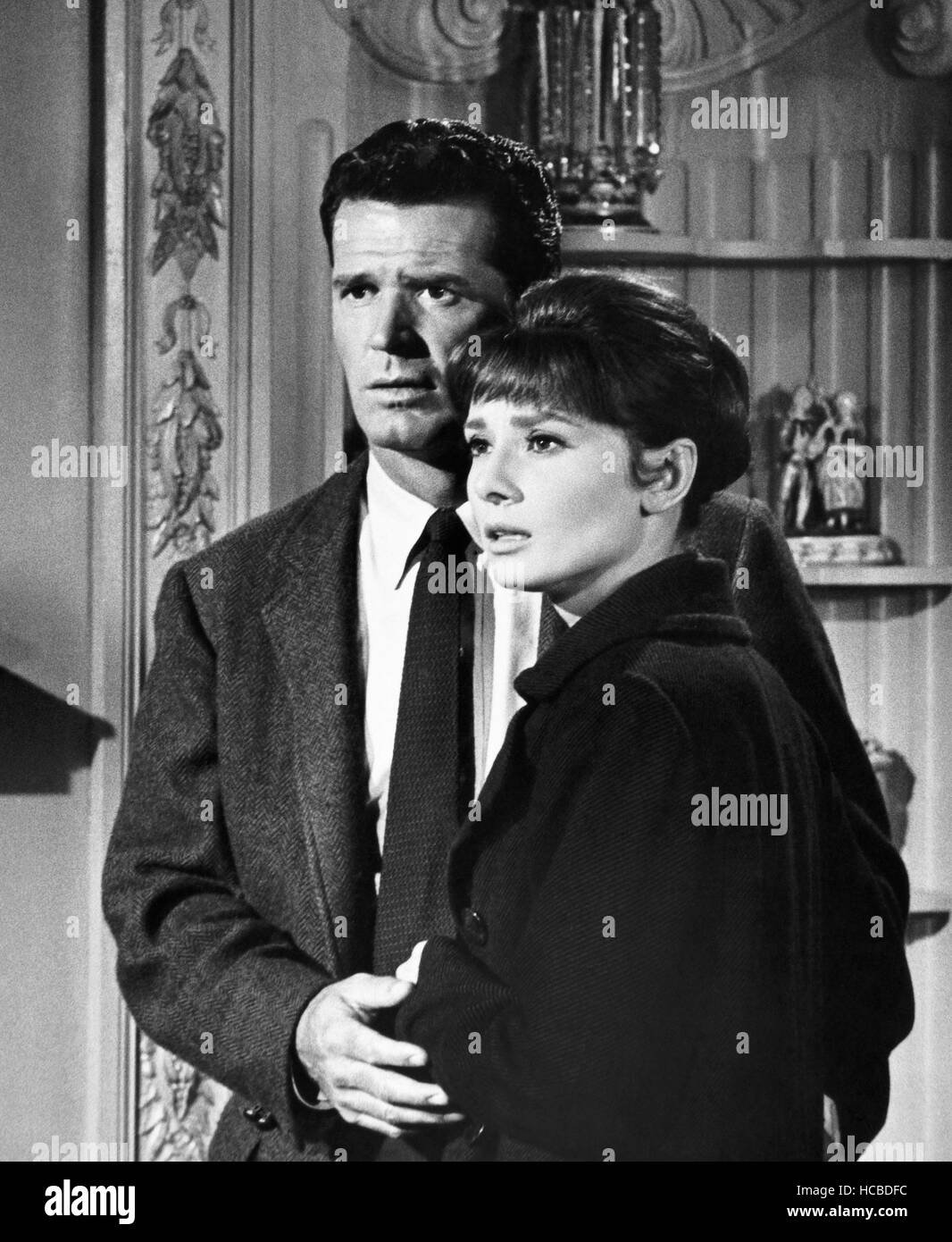 THE CHILDREN'S HOUR, James Garner, Audrey Hepburn, 1961 Stock Photo - Alamy