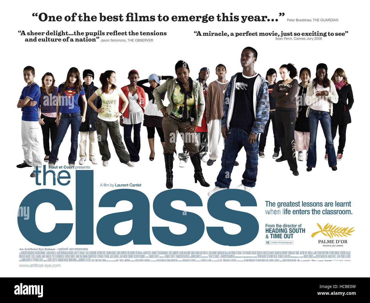 THE CLASS, (aka ENTRE LES MURS, aka DIE KLASSE), British poster art ...