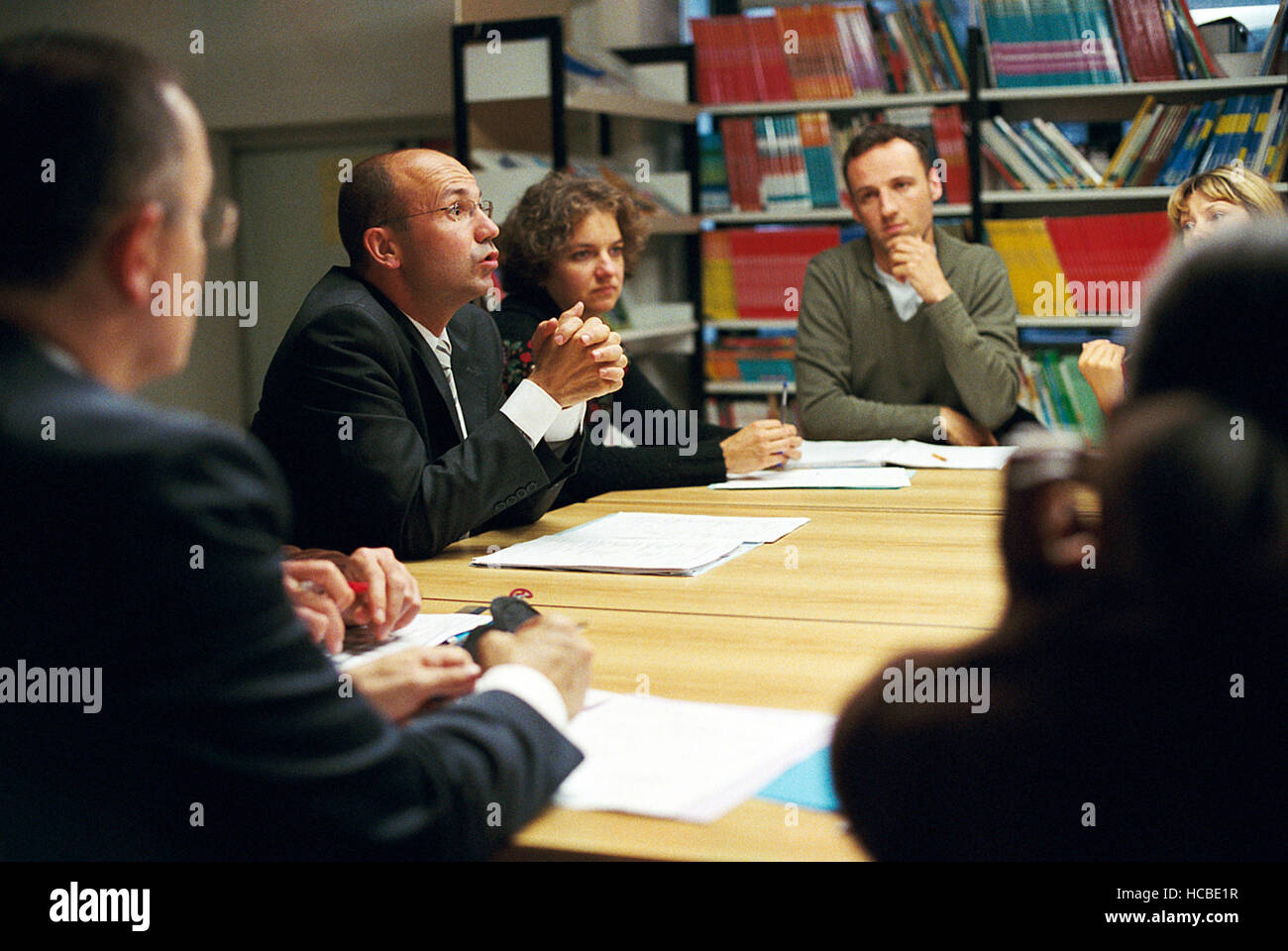 THE CLASS, (aka ENTRE LES MURS), Jean-Michel Simonet (hands clasped ...