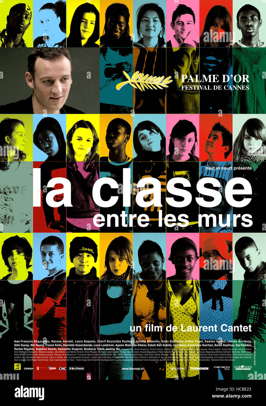 THE CLASS, (aka ENTRE LES MURS, aka SINIF), Swiss poster art, large ...