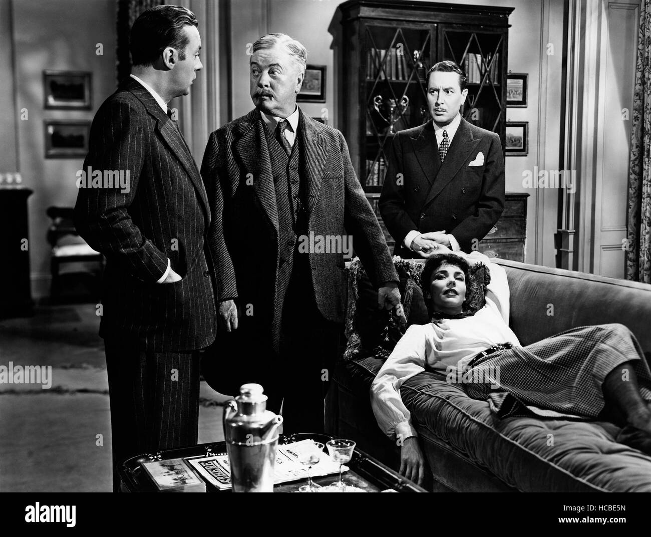 CLUNY BROWN, from left: Charles Boyer, Billy Bevan, Jennifer Jones (on ...