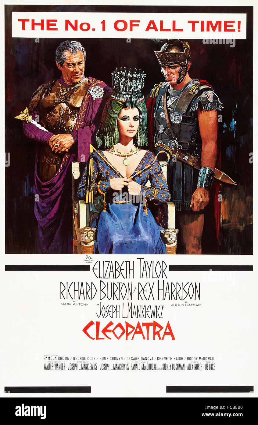 Cleopatra 1963 poster hi-res stock photography and images - Alamy