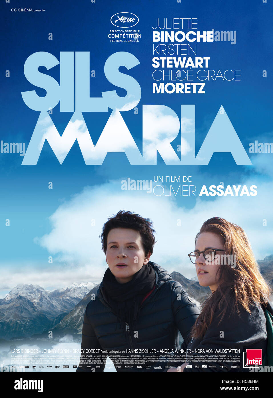 CLOUDS OF SILS MARIA, French poster, from left: Juliette Binoche ...