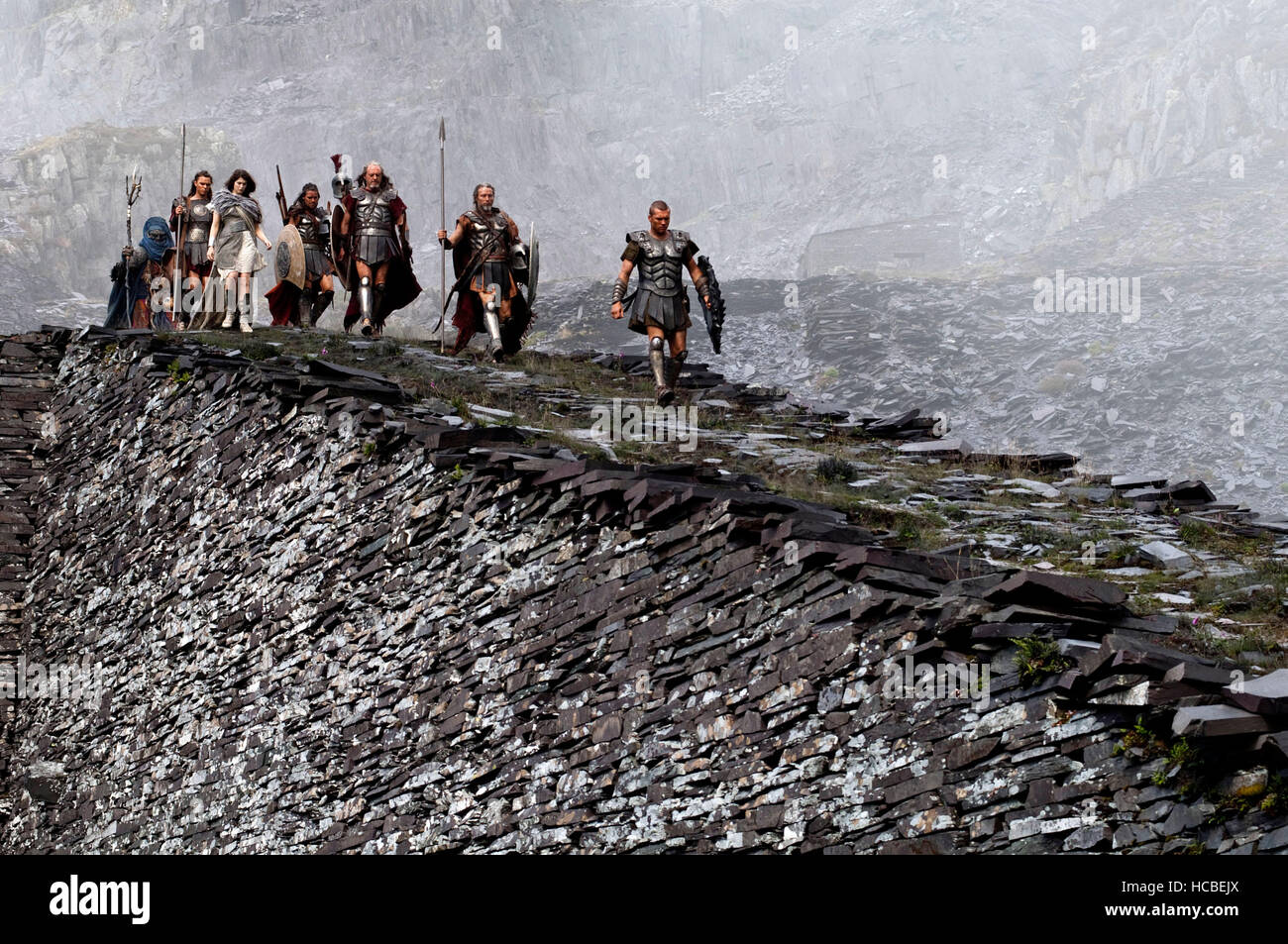 CLASH OF THE TITANS, Gemma Arterton (left, white robe), Mads Mikkelsen (second from right), Sam ...