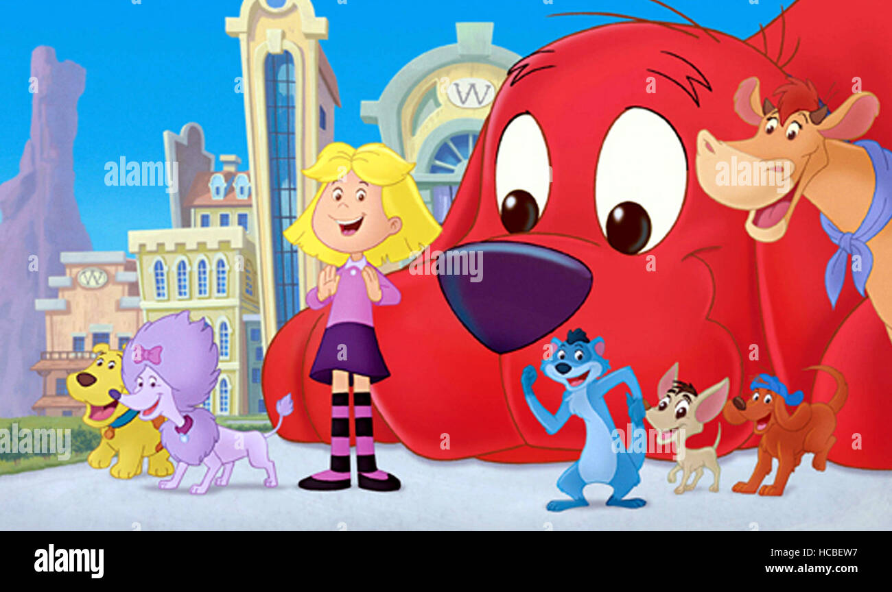 CLIFFORD'S REALLY BIG MOVIE, T-Bone, Cleo, Emily Elizabeth, Clifford the Big Red Dog ...