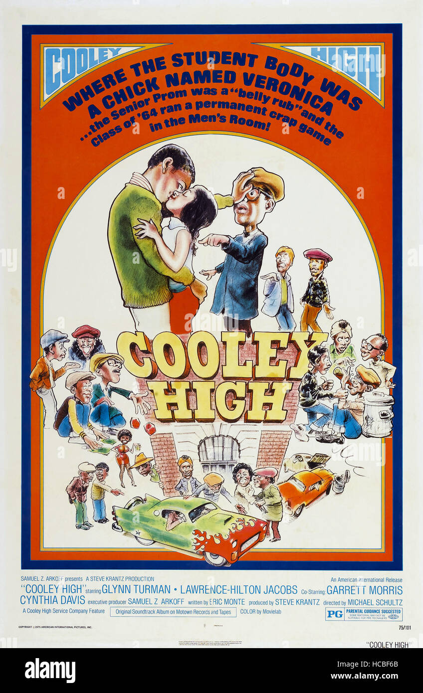 COOLEY HIGH, US poster, 1975 Stock Photo - Alamy