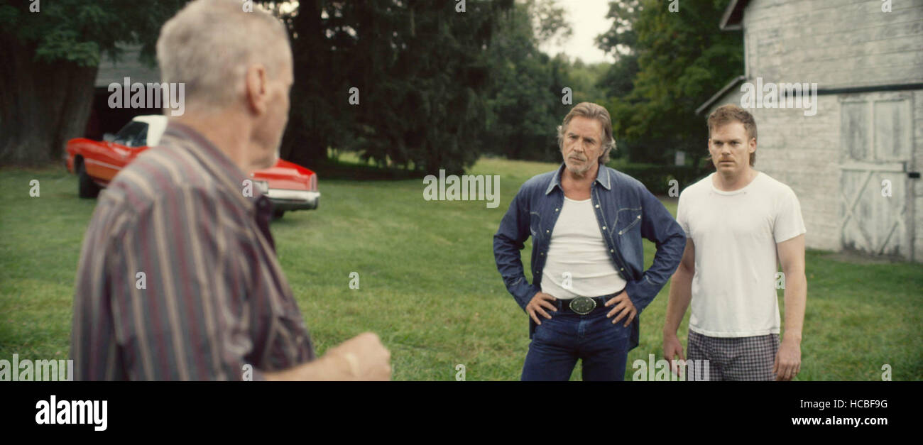 COLD IN JULY, from left: Sam Shepard, Don Johnson, Michael C. Hall ...
