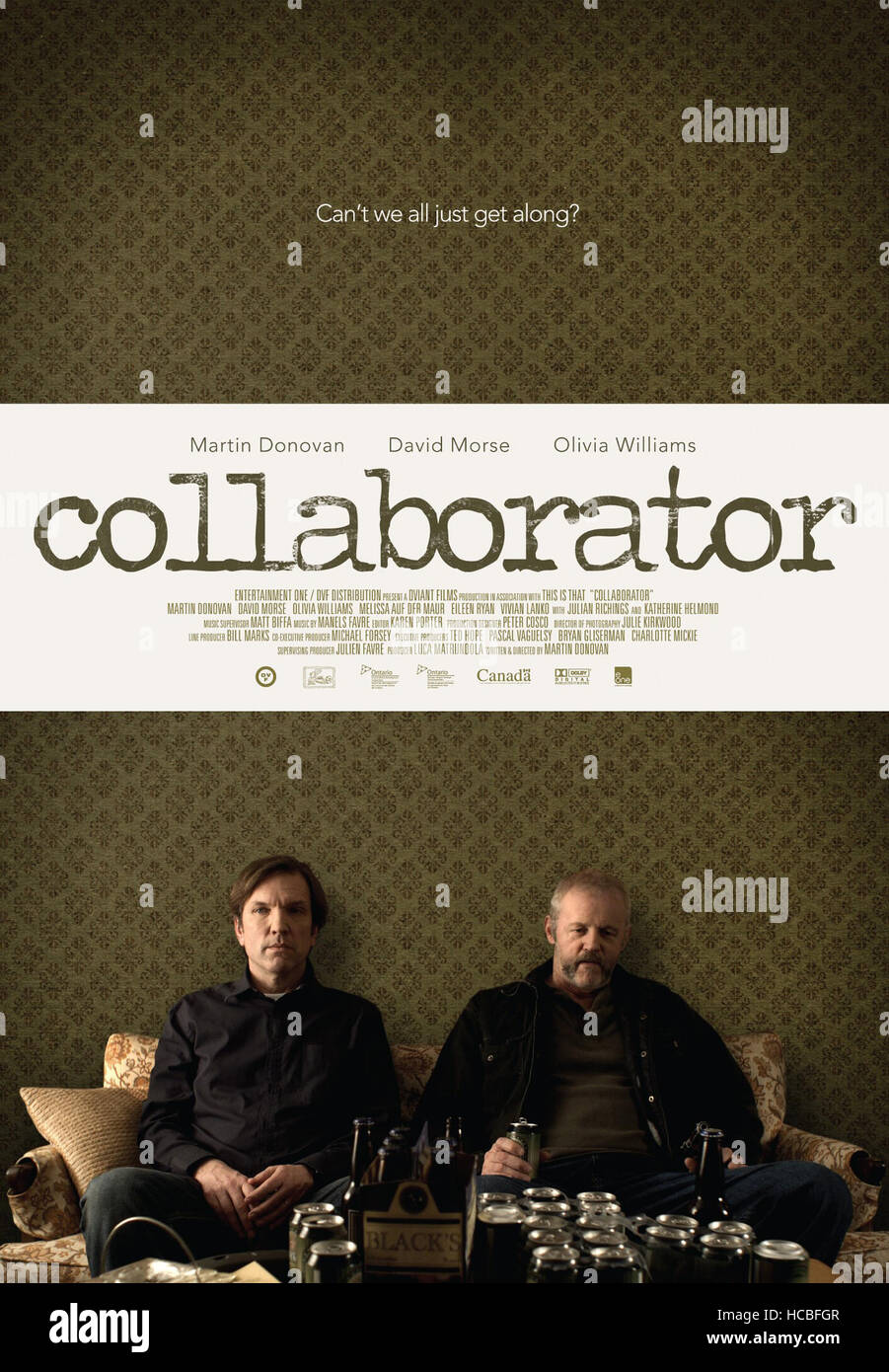 COLLABORATOR, US poster art, from left: Martin Donovan, David Morse ...