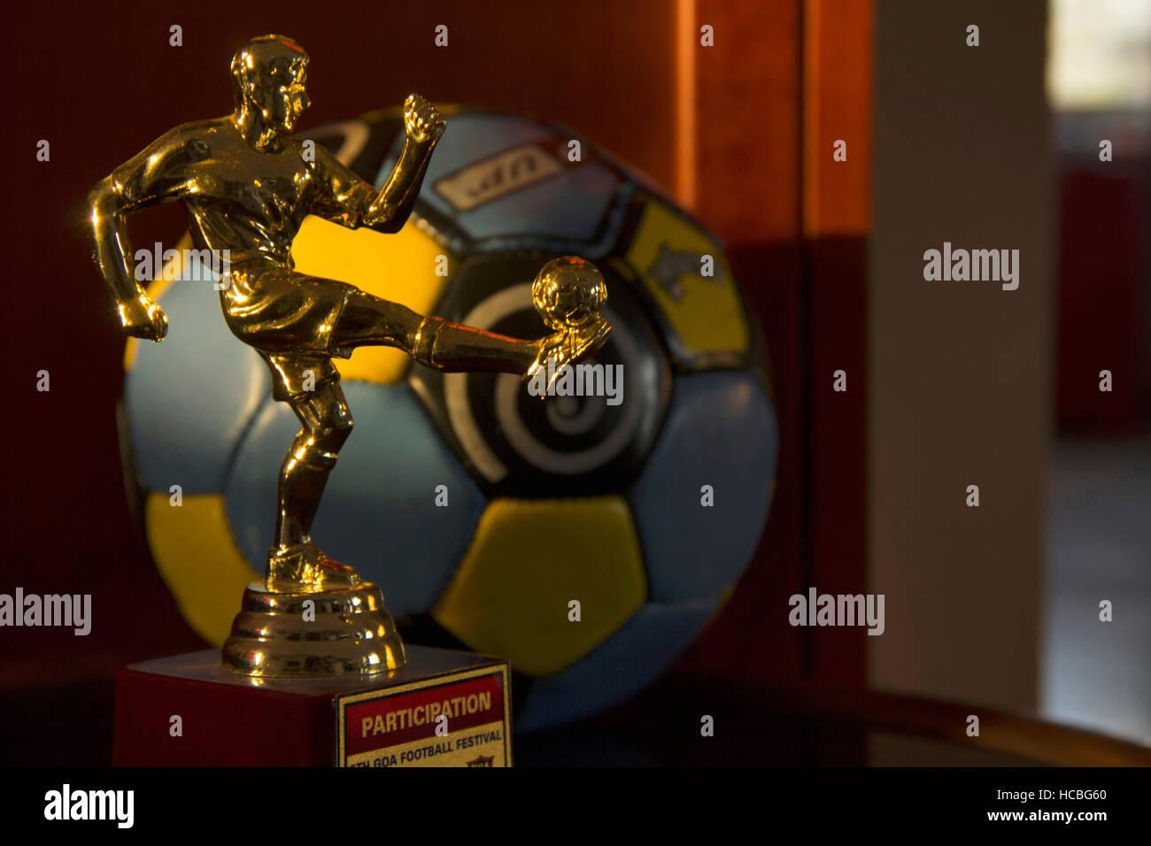 Football championship trophy hi-res stock photography and images - Alamy