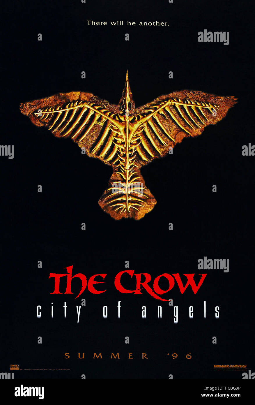 THE CROW: CITY OF ANGELS, US poster, 1996, © Dimension Films/courtesy ...