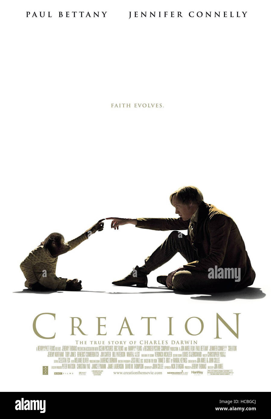 CREATION, Canadian poster art, Paul Bettany as Charles Darwin, 2009 ...
