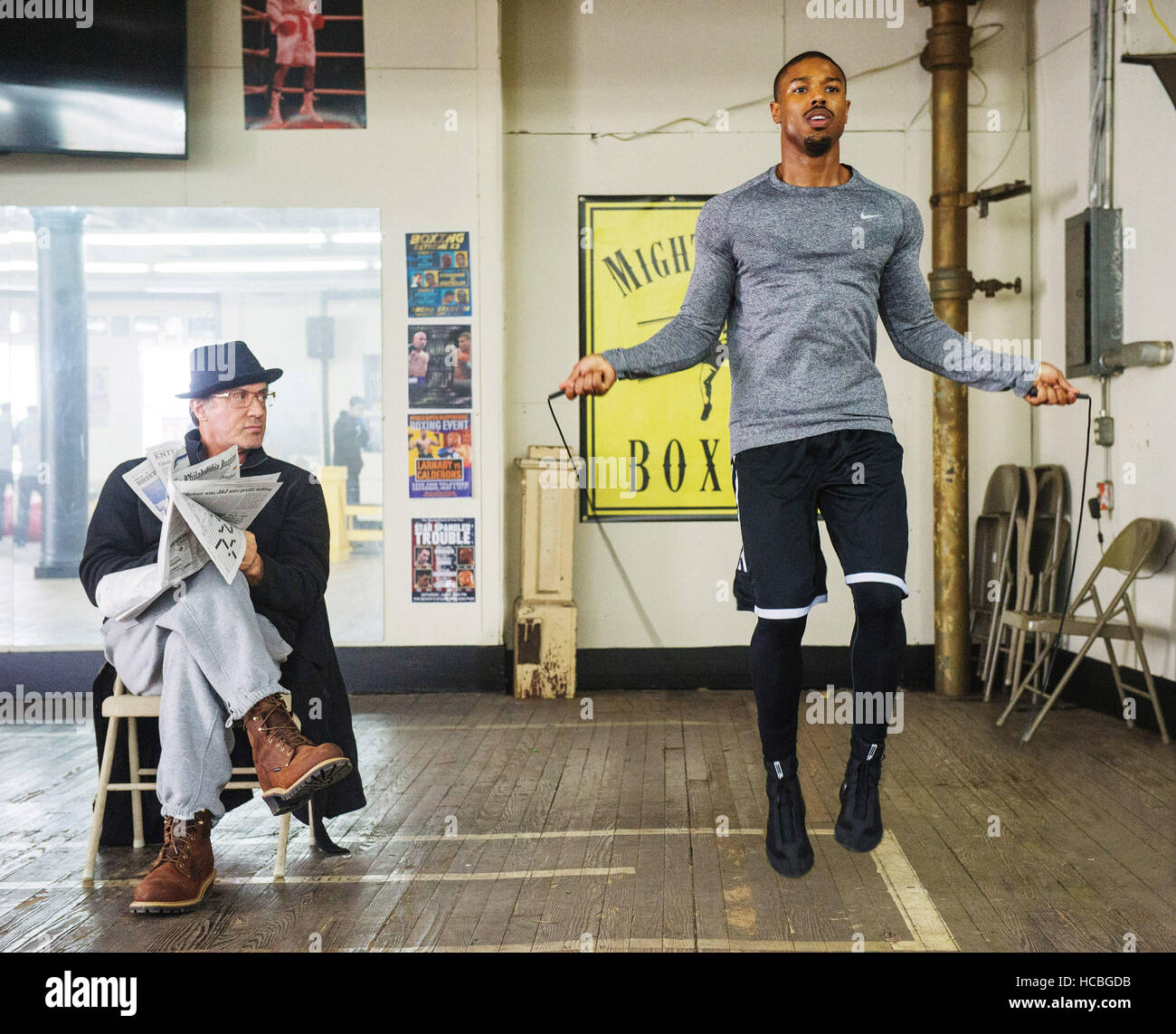 CREED, from left: Sylvester Stallone, Michael B. Jordan, 2015. ph ...