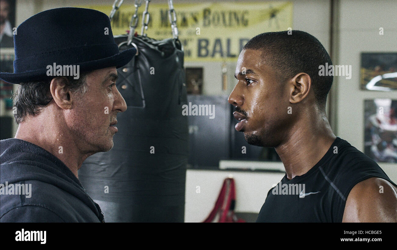 CREED, from left: Sylvester Stallone, Michael B. Jordan, 2015. ©Warner ...