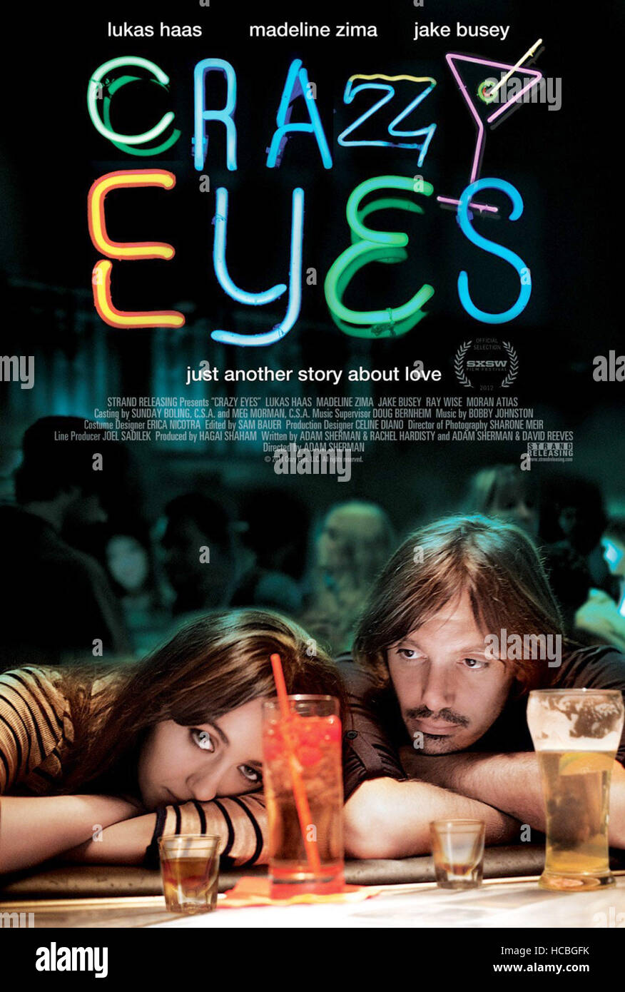 CRAZY EYES, US poster art, from left: Madeline Zima, Lukas Haas, 2011 ...