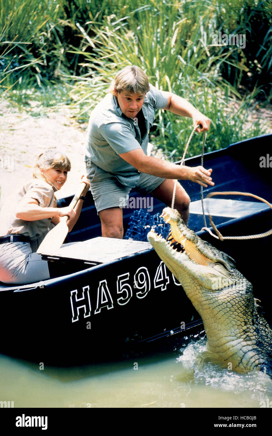 CROCODILE HUNTER: COLLISION COURSE, Terri Irwin, Steve Irwin, 2002 (c ...