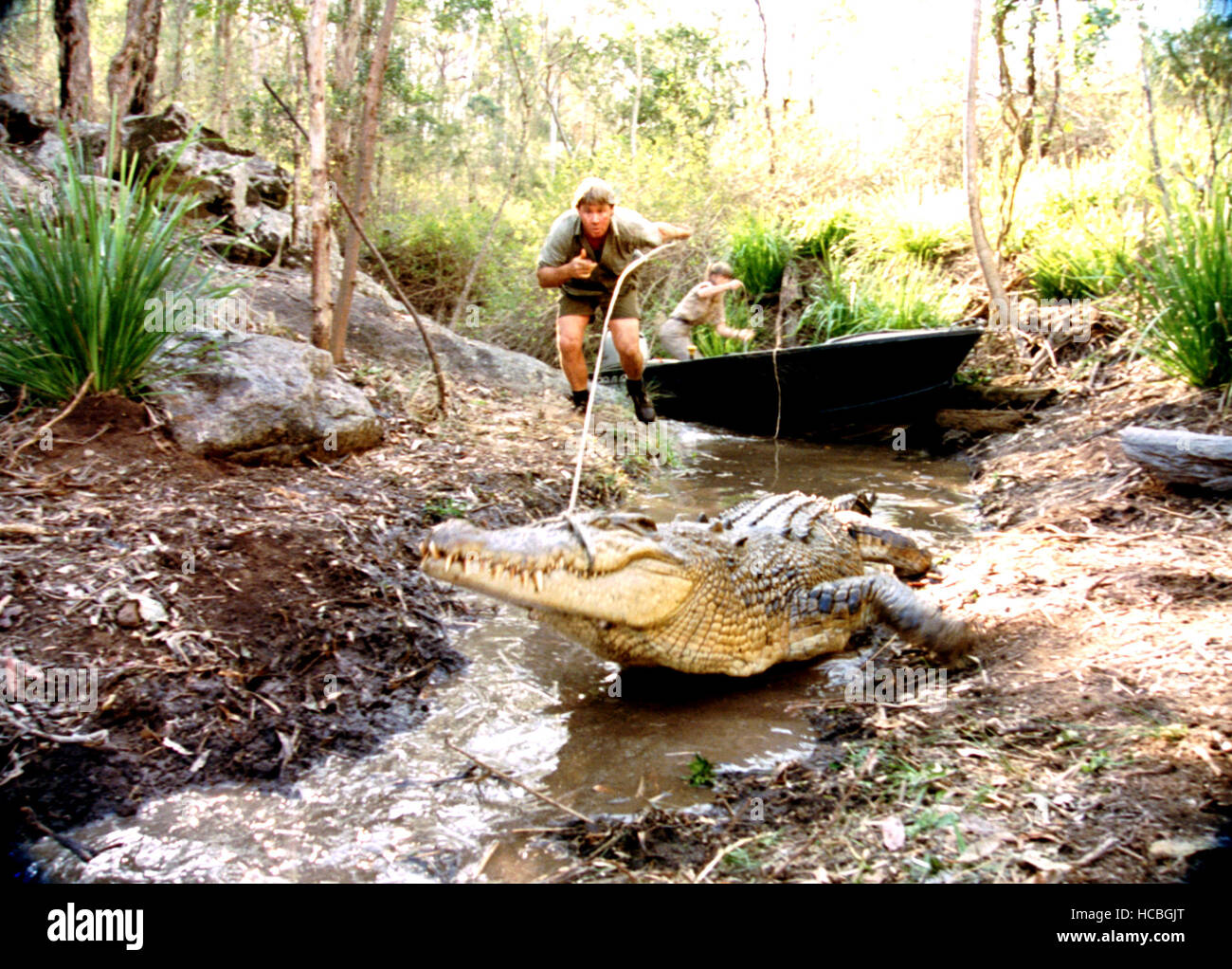 CROCODILE HUNTER: COLLISION COURSE, Steve Irwin, Terri Irwin, 2002 (c ...