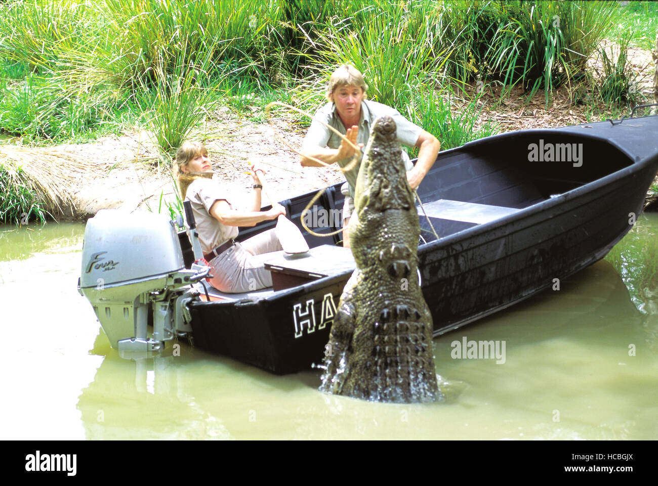 CROCODILE HUNTER: COLLISION COURSE, Terri Irwin, Steve Irwin, 2002 (c ...