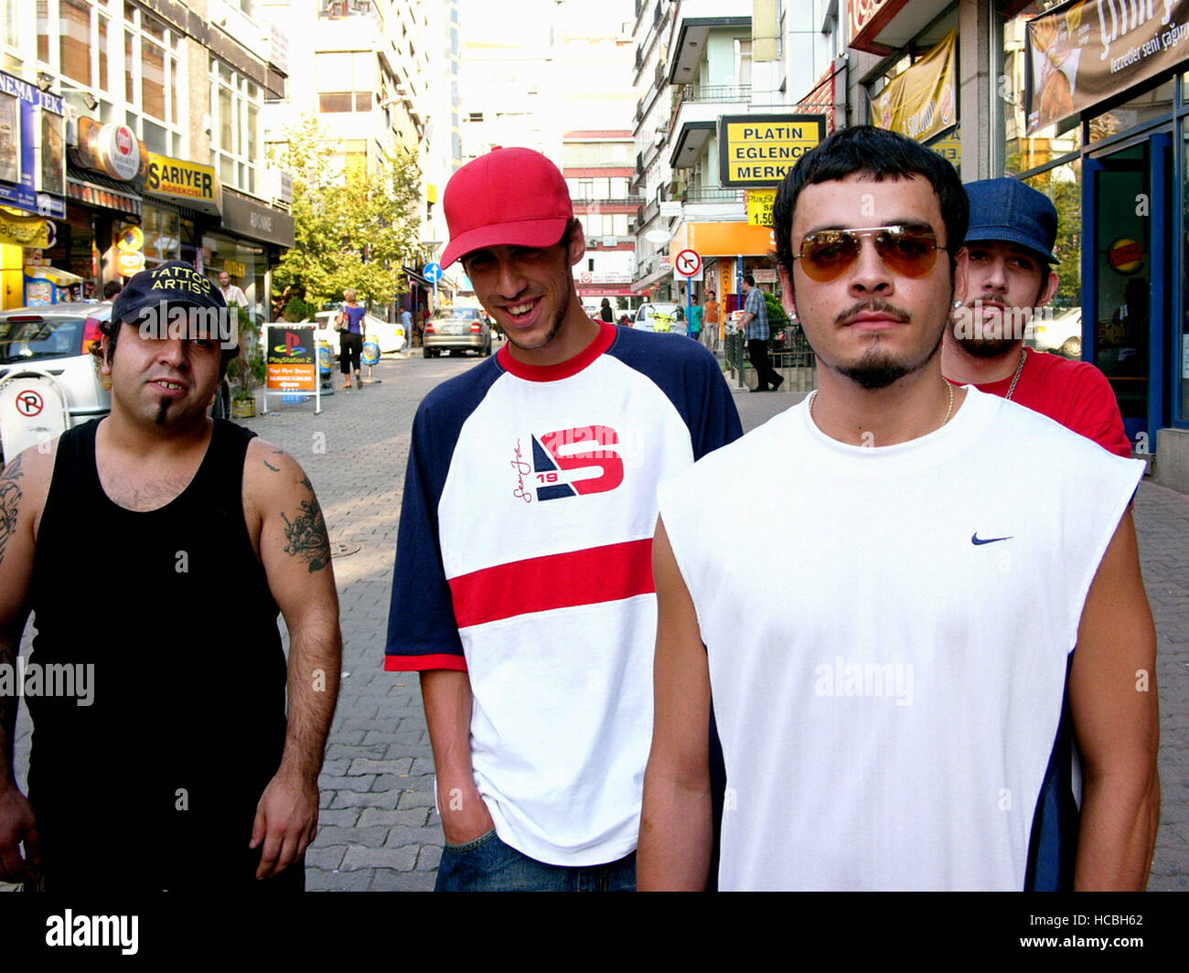 CROSSING THE BRIDGE: THE SOUND OF ISTANBUL, rapper Ceza (sunglasses ...