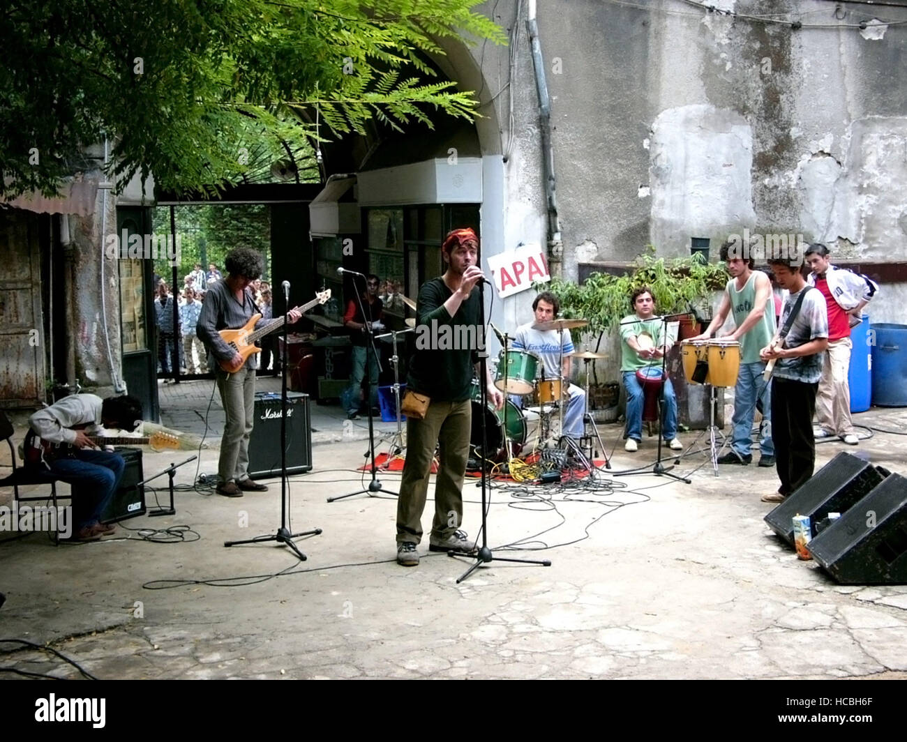 CROSSING THE BRIDGE: THE SOUND OF ISTANBUL, singer Bison (center ...