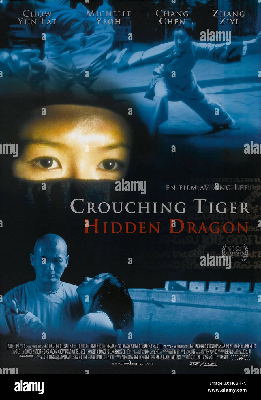 CROUCHING TIGER, HIDDEN DRAGON, (aka WO HU CANG LONG), US poster art ...
