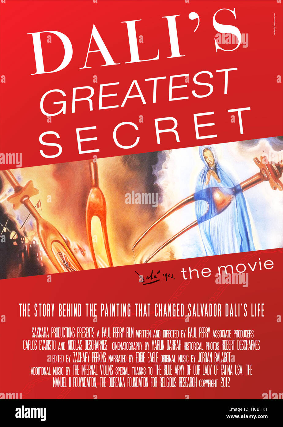 DALI'S GREATEST SECRET, poster art, 2014 Stock Photo - Alamy