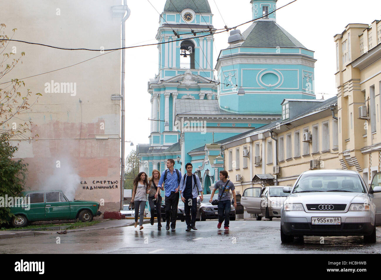 The Darkest Hour From Left Olivia Thirlby Rachael Taylor Joel Kinnaman Max Minghella Emile