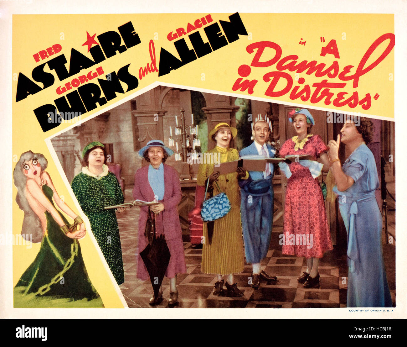 A DAMSEL IN DISTRESS, Fred Astaire, Constance Collier (far right), 1937 ...