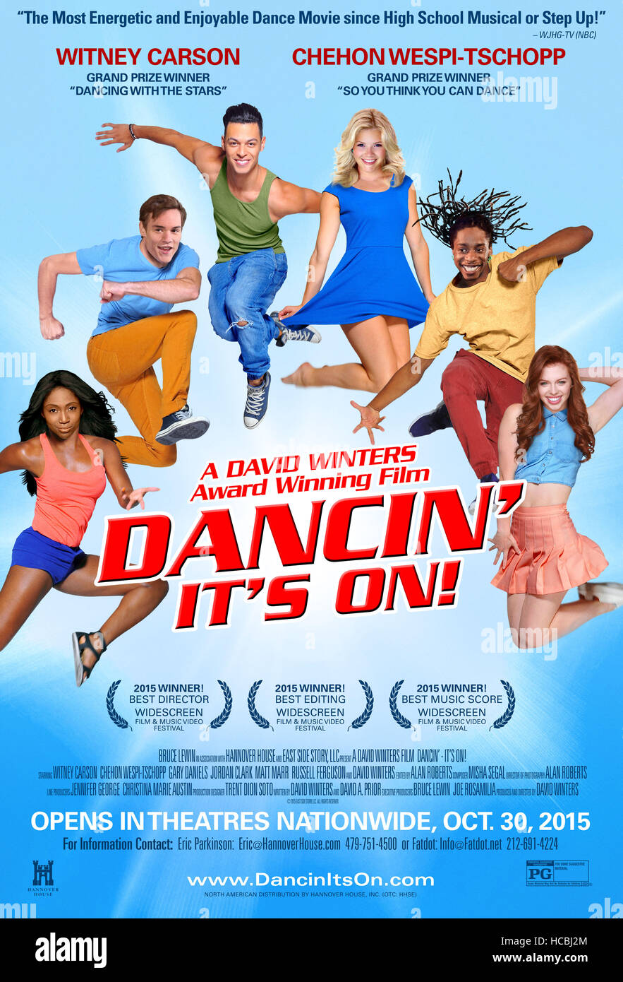 DANCIN' IT'S ON, US poster, from top: Comfort Fedoke, Matt Marr, Chehon ...