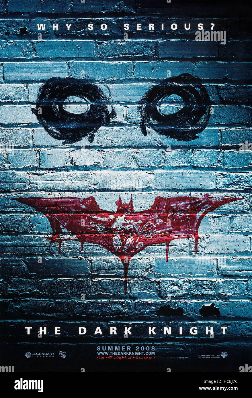THE DARK KNIGHT, US poster, 2008, © Warner Brothers/courtesy Everett ...