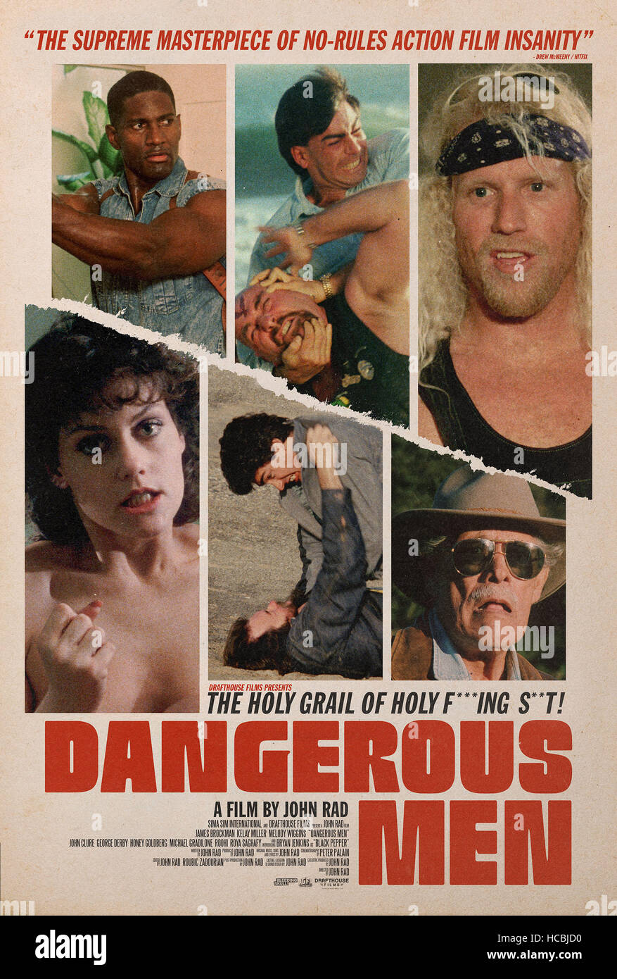 DANGEROUS MEN, US re-release poster, Bryan Jenkins (top right), Melody ...